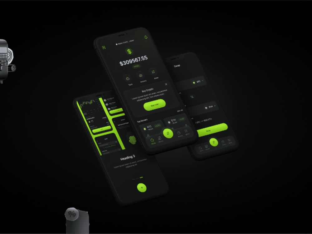 Wireframes & UI design for your crypto wallet | Upwork