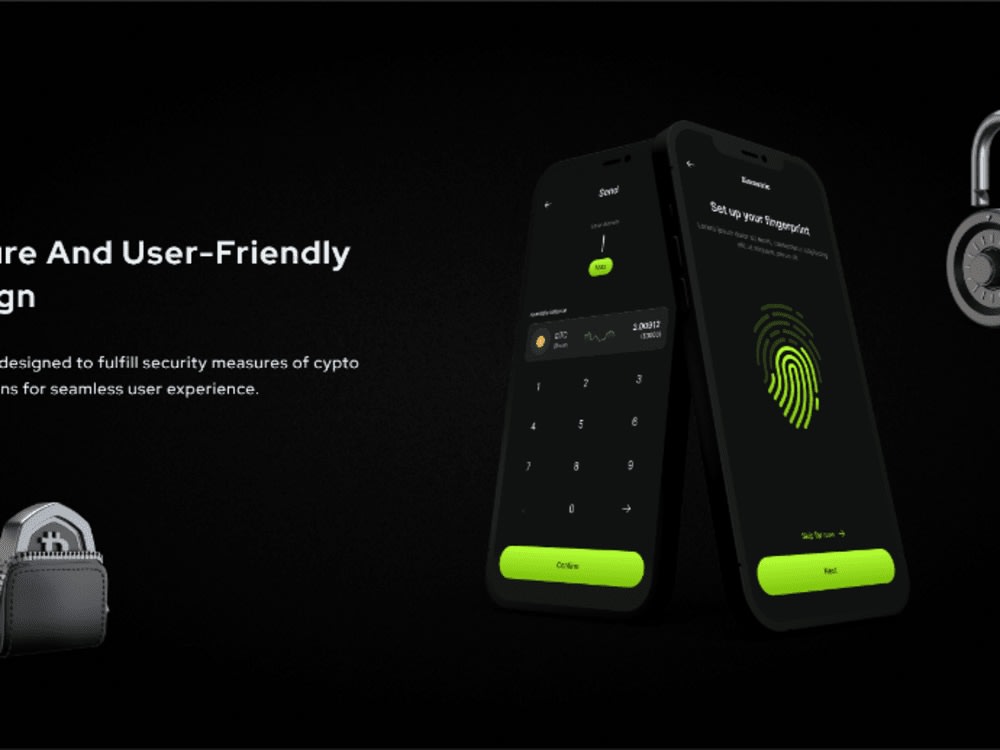Wireframes & UI design for your crypto wallet | Upwork