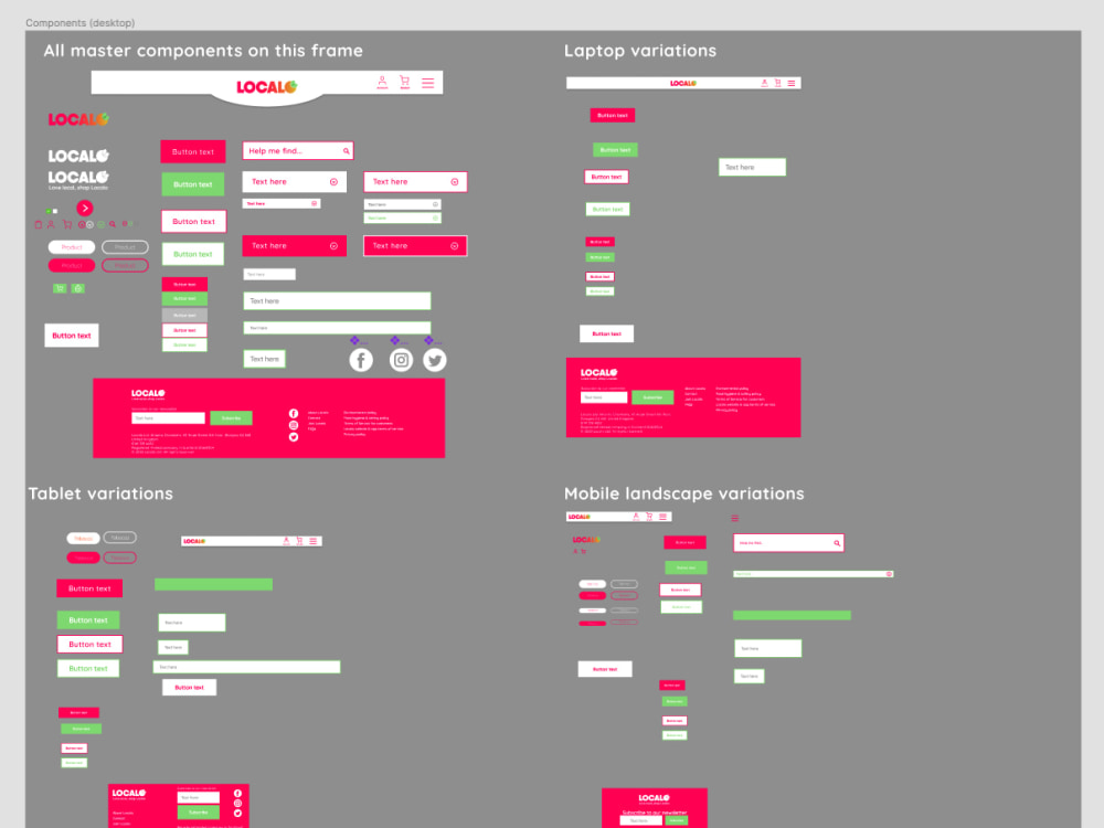 An interactive website or app UX prototype in Figma | Upwork