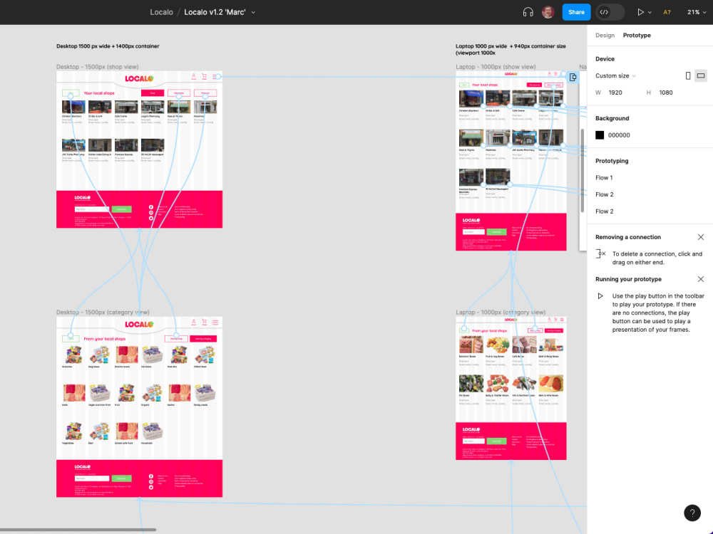 An interactive website or app UX prototype in Figma | Upwork