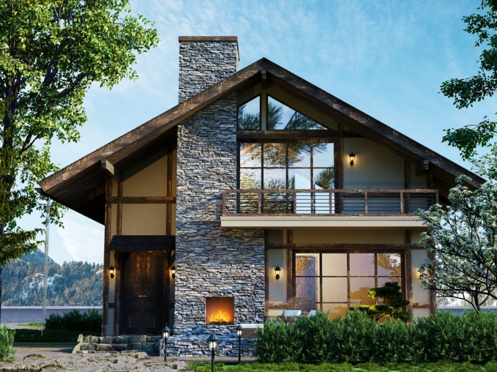 A realistic townhouse exterior design and render | Upwork