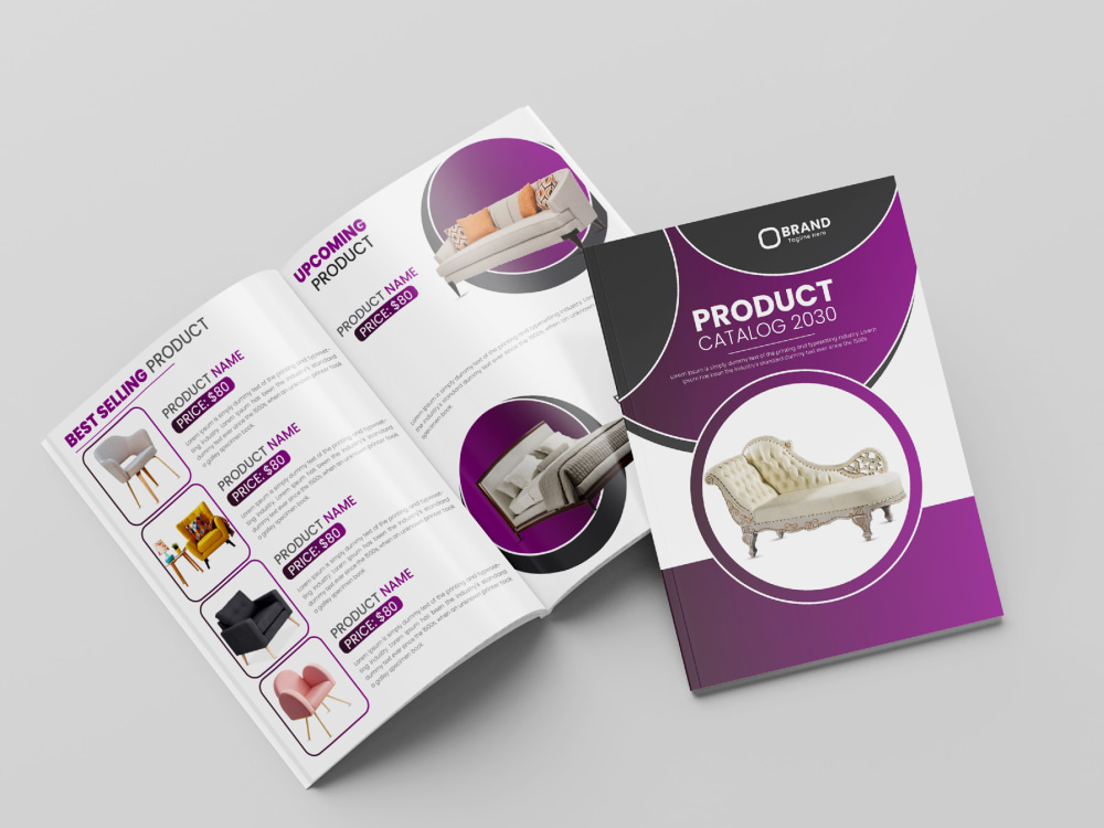 Sell sheet magazine ad cover layout for booklet catalog design | Upwork