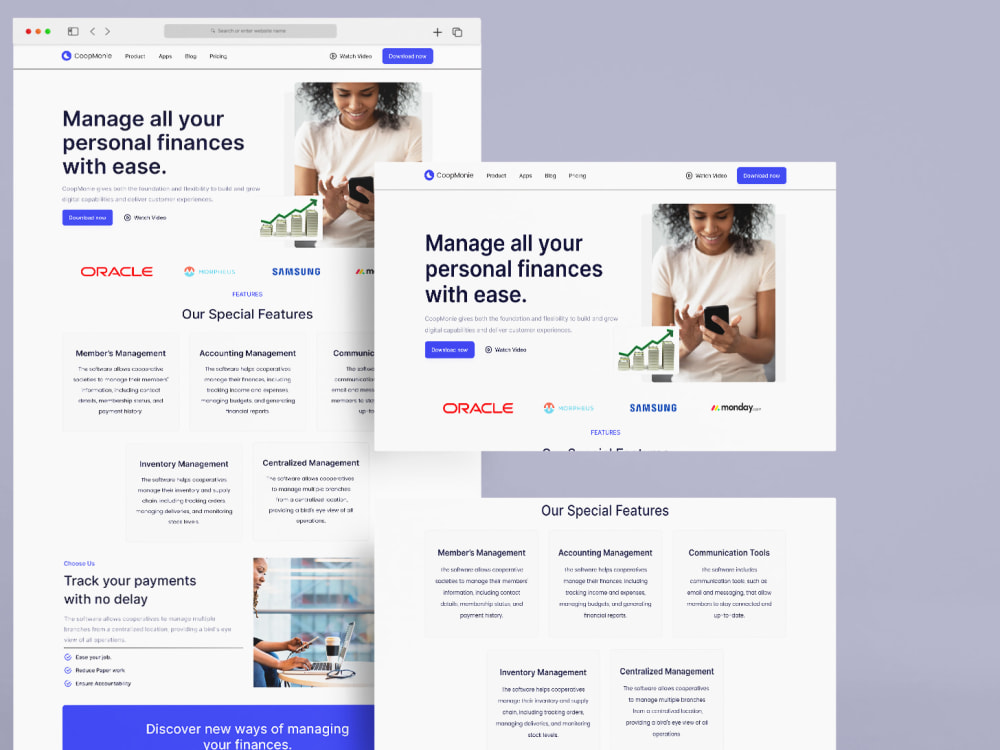 A single-page website, landing page design, WordPress landing page. | Upwork