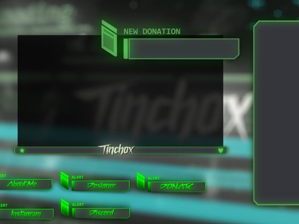 Overlays with theme, panels, package for streaming and alerts | Upwork