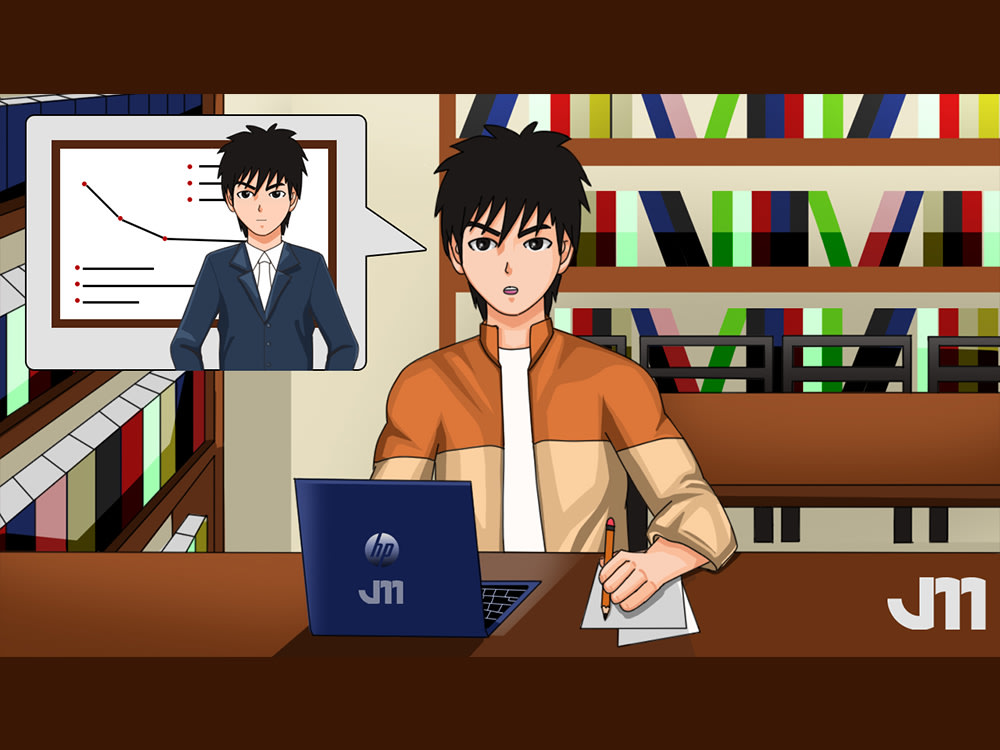 An animated YouTube thumbnail similar to the example of this project ...