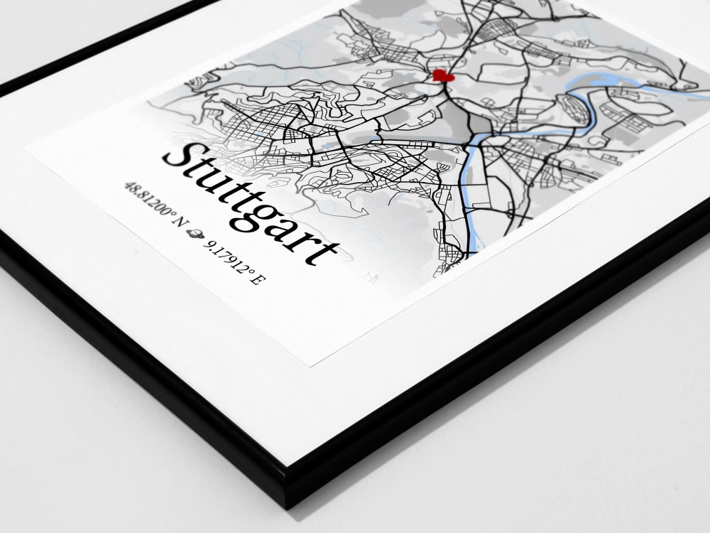 An aesthetic custom city map poster for unique interior wall decor | Upwork