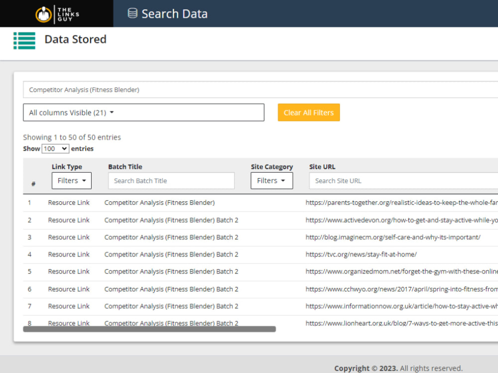 A robust database search tool with filters and autocomplete feature | Upwork