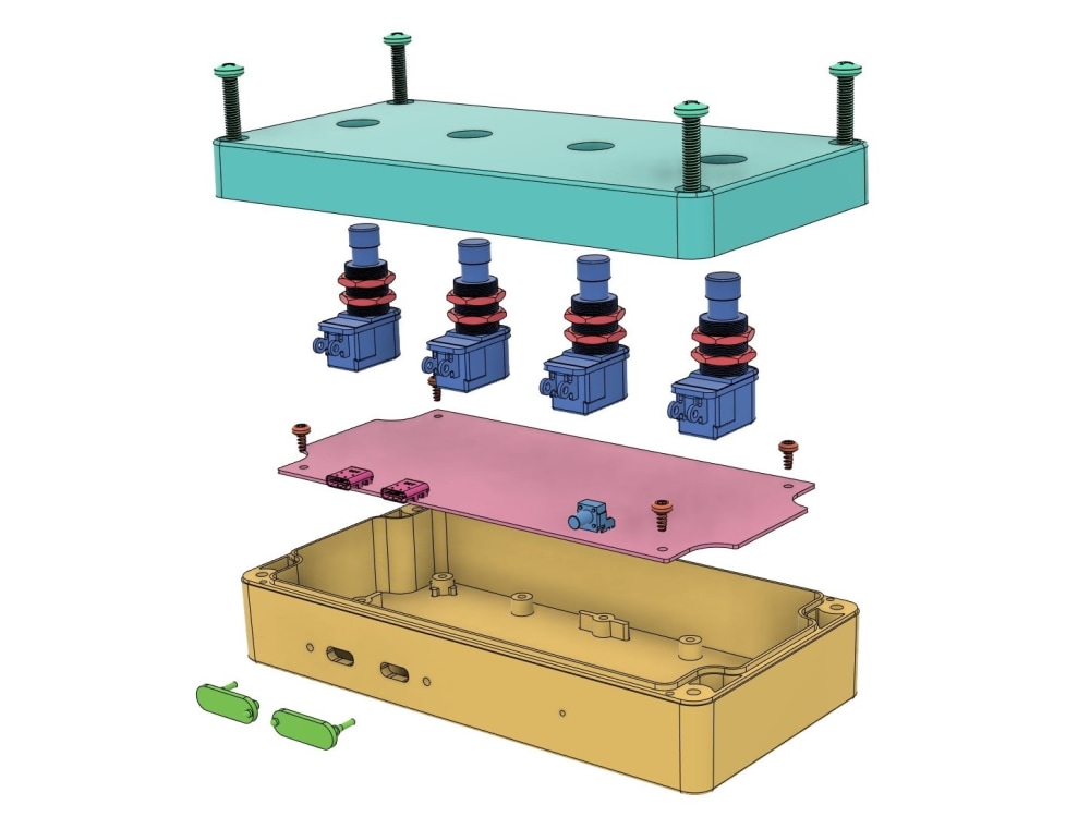A custom enclosure design with connectors, switches, plug-ins, etc | Upwork