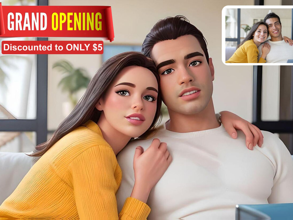 Barbie / Ken Style Custom Portrait from Photo. Digital Art Cartoon for Gift | Upwork