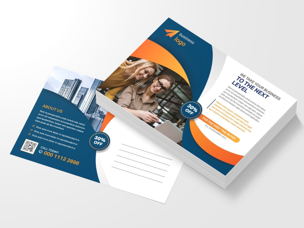 Professional postcard, eddm postcard, direct mail design | Upwork