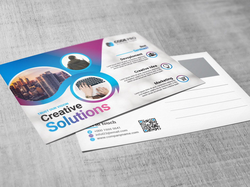 Professional postcard, eddm postcard, direct mail design | Upwork