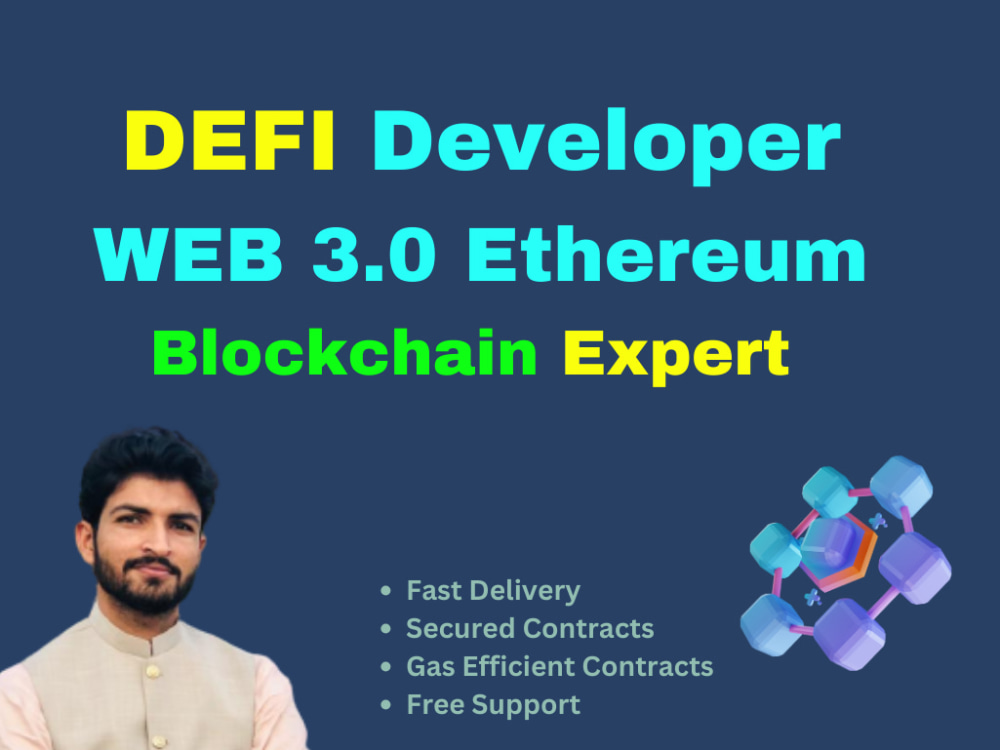 Defi developer, web3, Ethereum blockchain solidity expert | Upwork