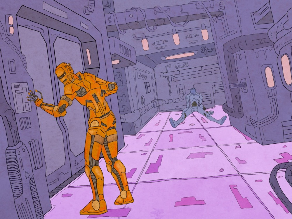 Dynamic comic character illustration | Upwork