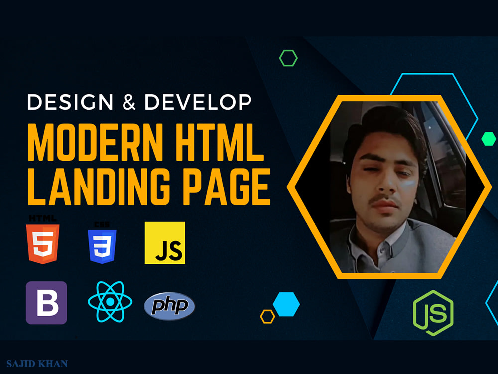 Design modern html landing page | Upwork