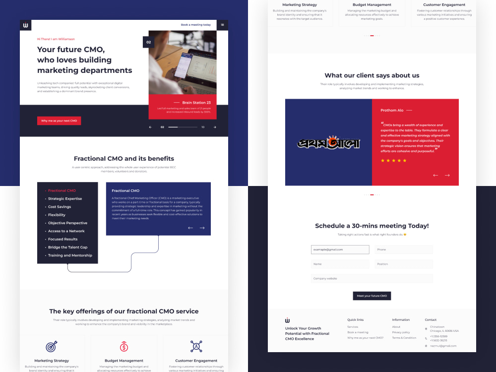Stunning website UI UX design. | Upwork