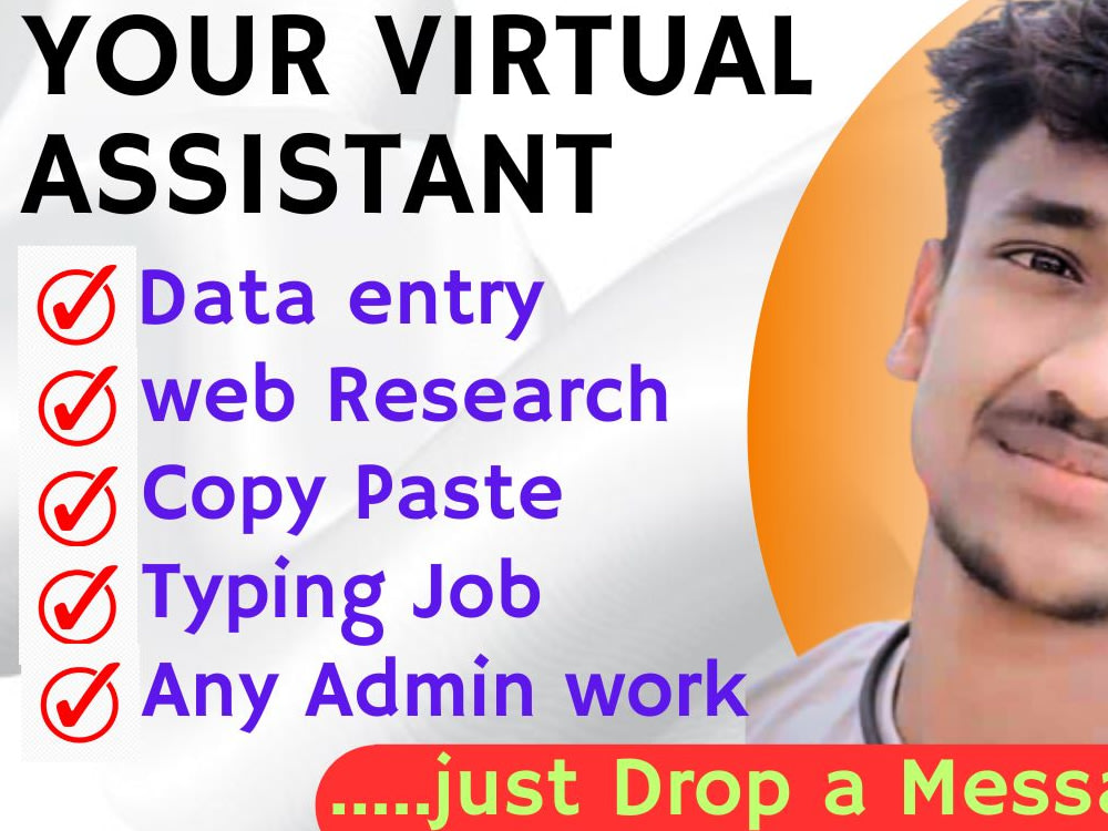 Do data entry, copy paste, web research, typing work, data mining | Upwork