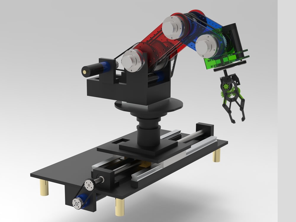 A state-of-the-art Multi DOF Industrial/Educational Robotic Arm ...