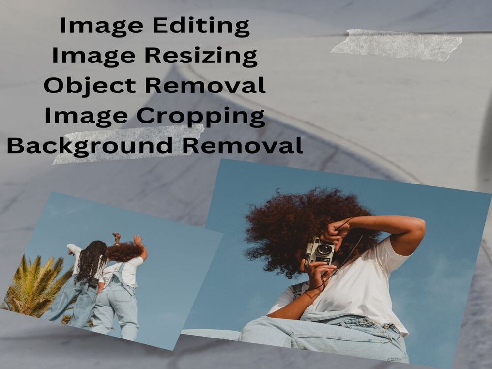 Image Editing/Background Removal/Image Re-Sizing/Cropping | Upwork