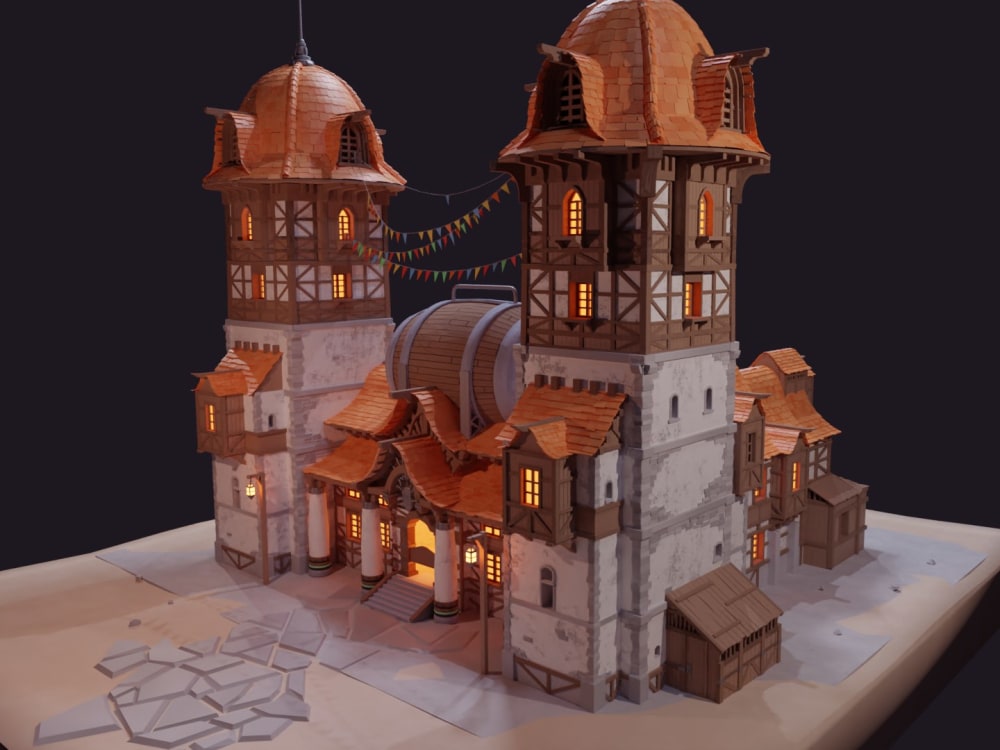 Realistic or Cartoony Detailed Environment 3D Models | Upwork