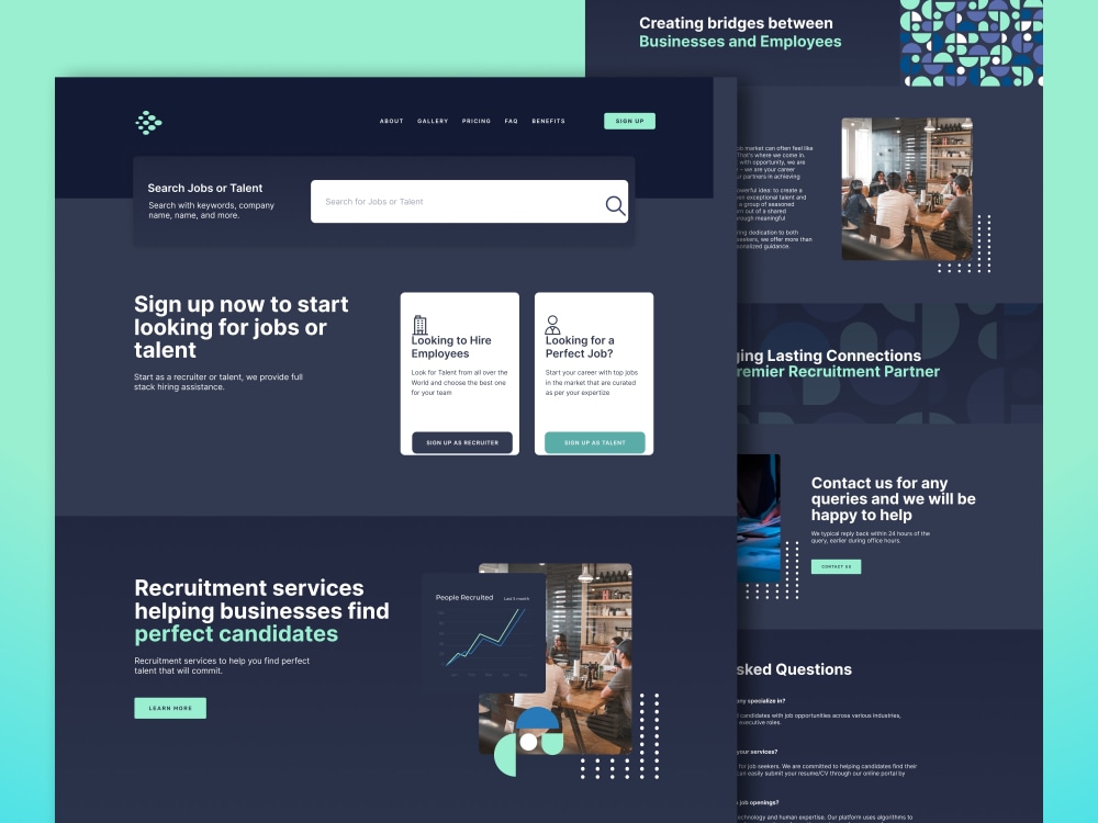 A High Conversion Responsive Landing Page UI / UX Design | Upwork