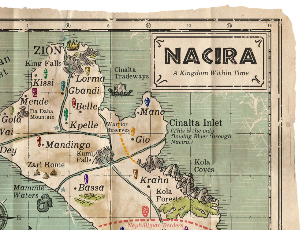 A mesmerizing fantasy map illustration. | Upwork