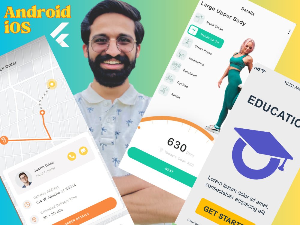 Expert Custom Flutter Mobile App | Android/iOS | Cross-Platform | Hybrid | Upwork