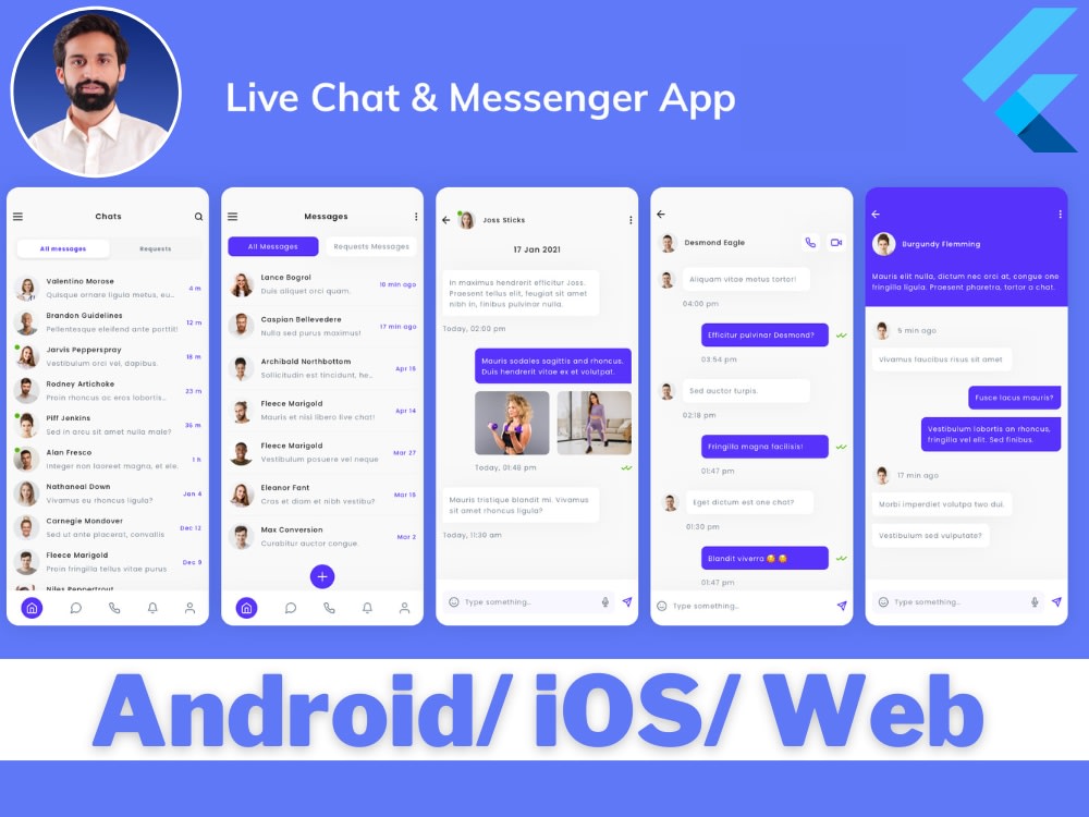 Expert Custom Flutter Mobile App | Android/iOS | Cross-Platform | Hybrid | Upwork
