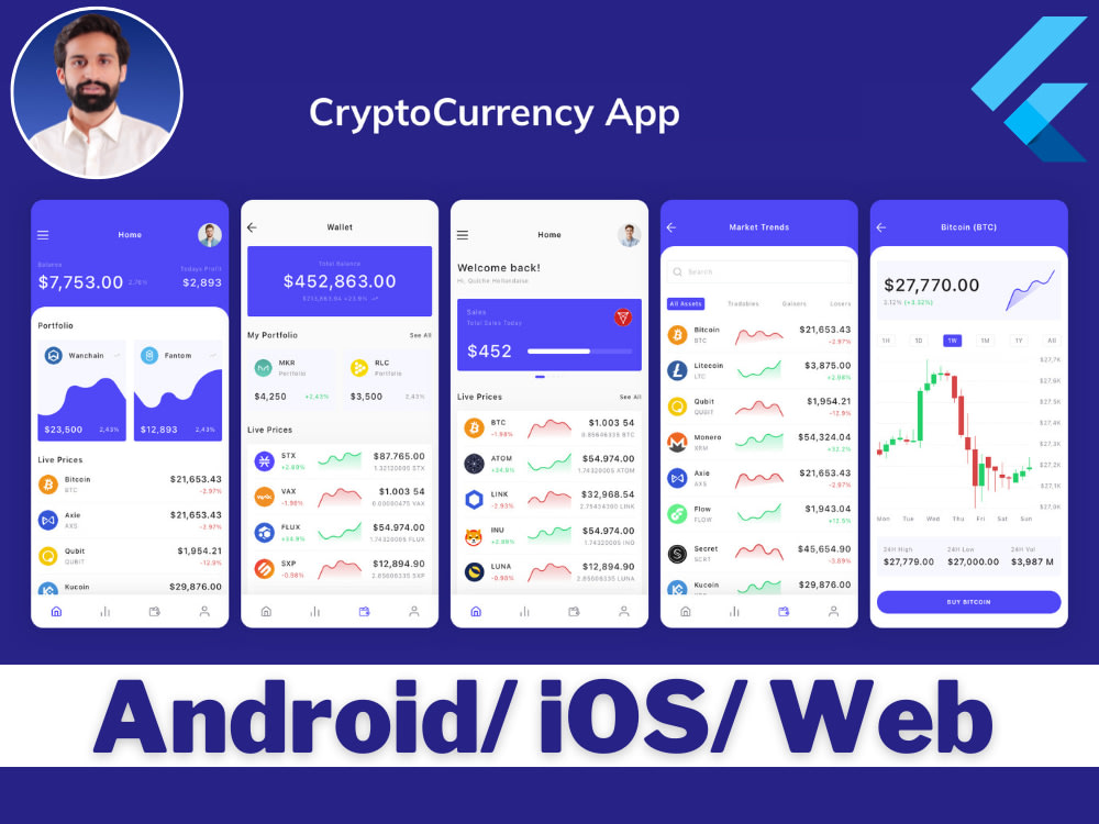 Expert Custom Flutter Mobile App | Android/iOS | Cross-Platform | Hybrid | Upwork