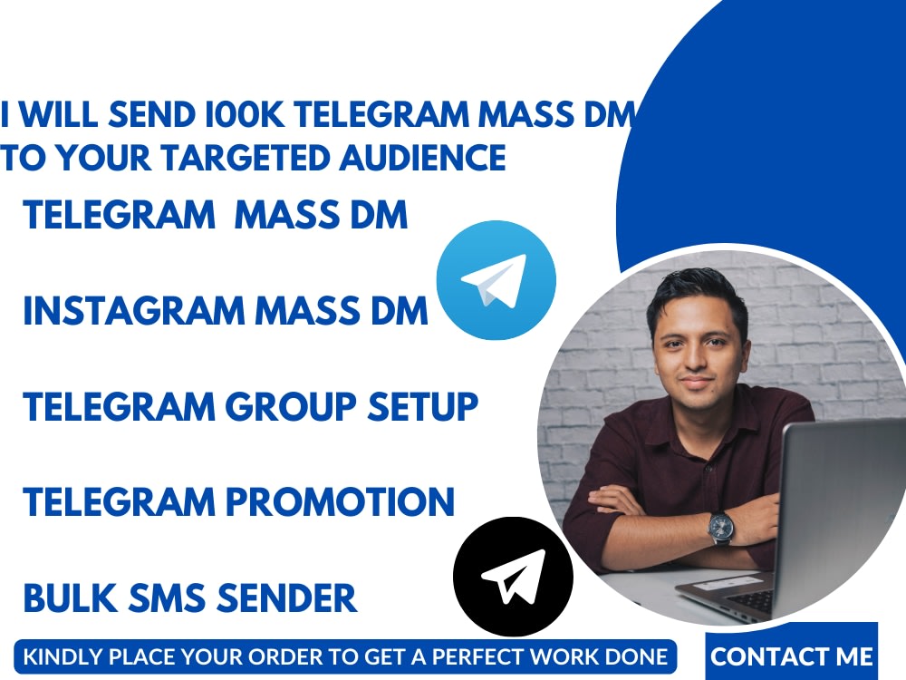 Telegram Mass Dm Bulk Sms Telegram Promotion Upwork