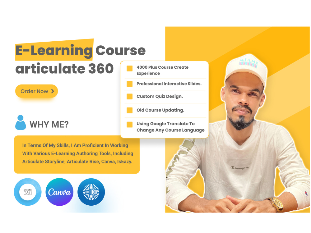 An engaging and interactive eLearning course articulate 360 | Upwork