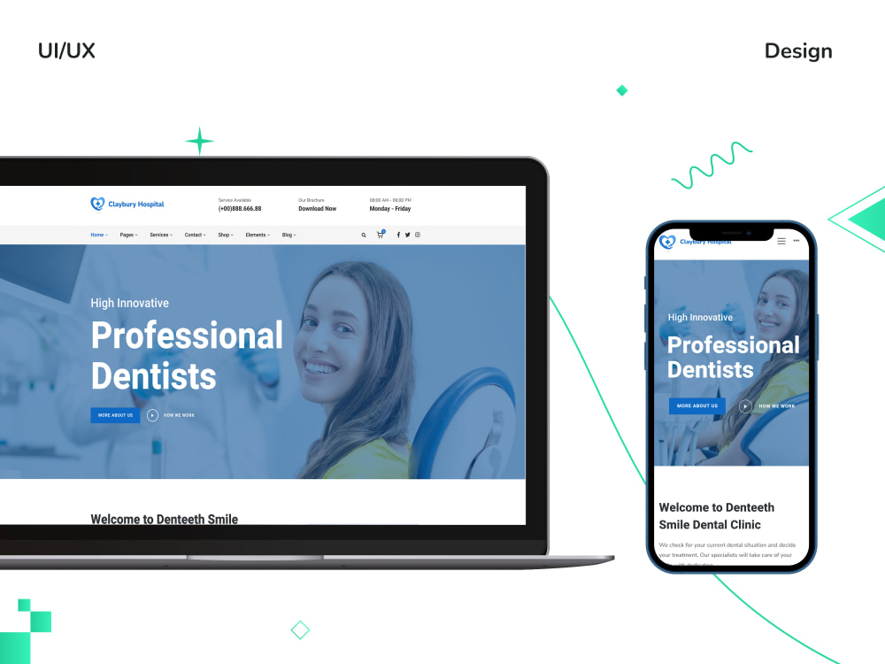Responsive Healthcare Website Design Templates | Healthcare Design | Upwork