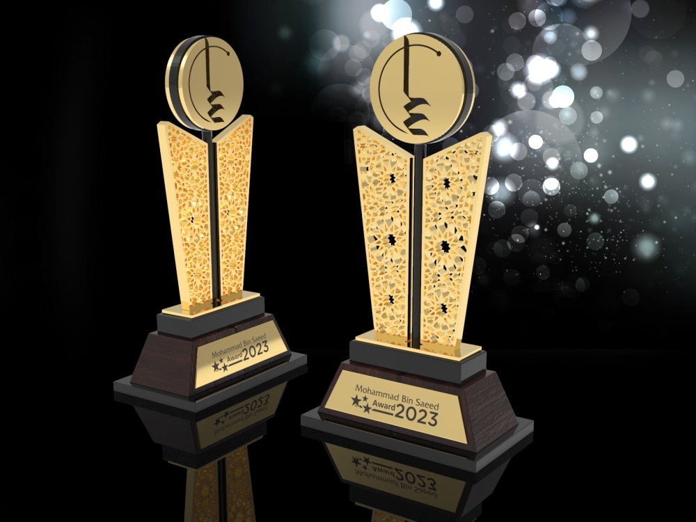 A creative design of trophy medals recognition award gift in 3D 2D ...