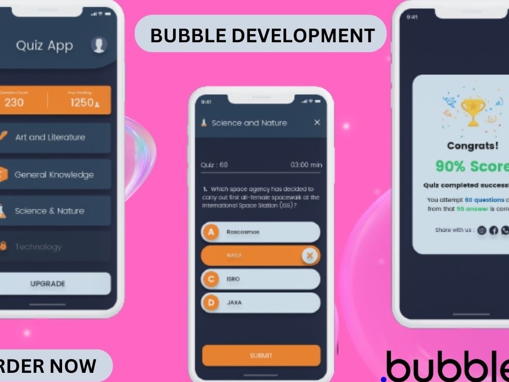 Bubble App Development | Adalo, Bubble io website| bubble app | Upwork