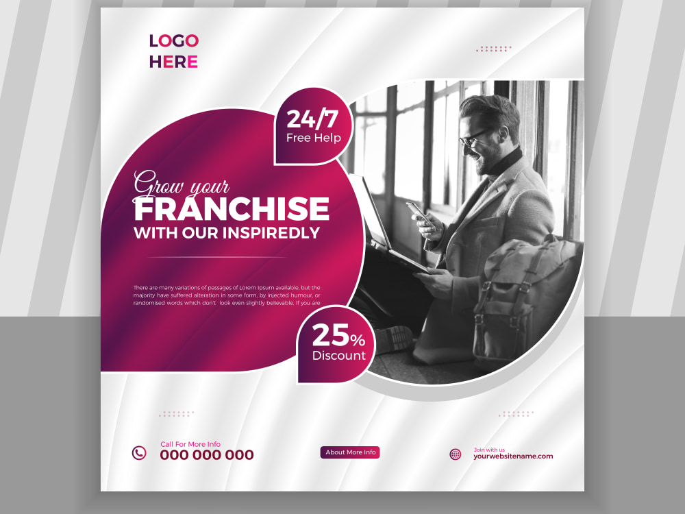 Social Media Instagram post Design template. | Upwork