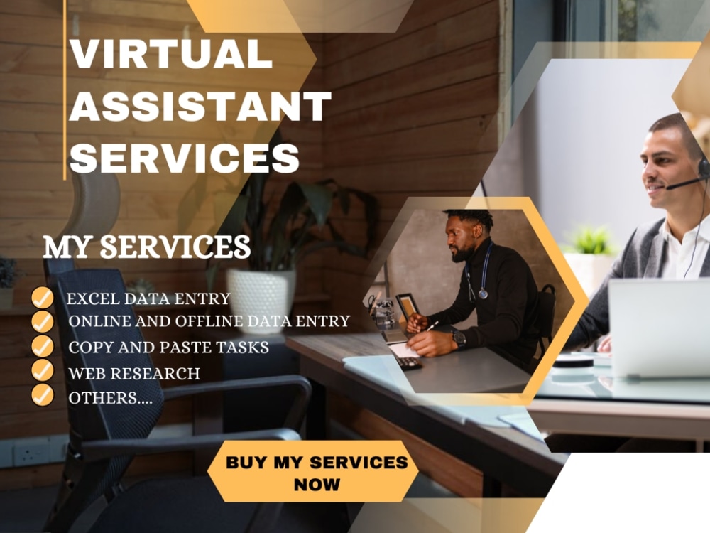 The virtual assistant for data entry, web research, copy paste and ...