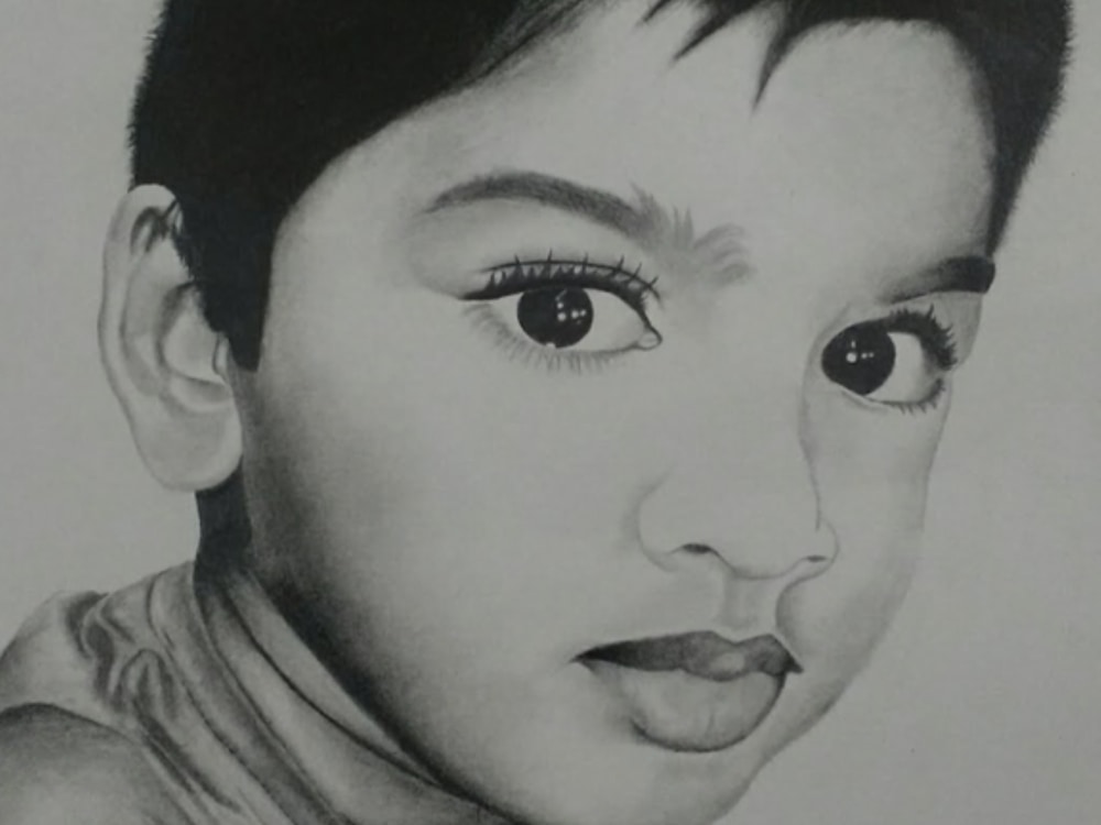 A hyper-realistic pencil sketch or portraits | Upwork