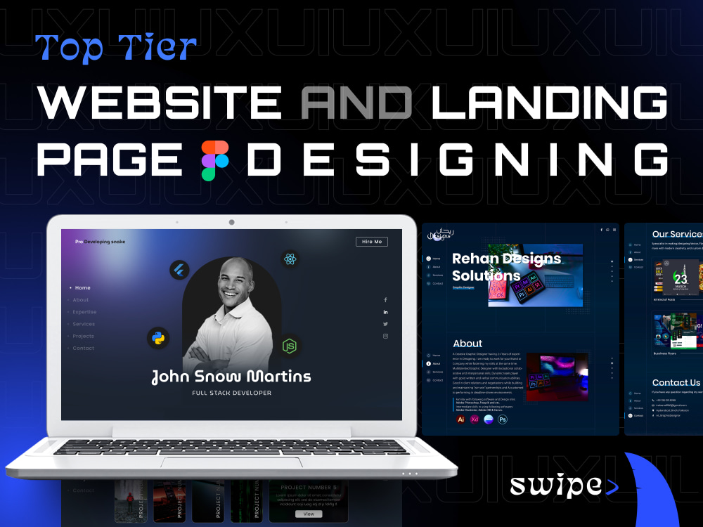 Website UI UX Design from scratch in Figma | Upwork
