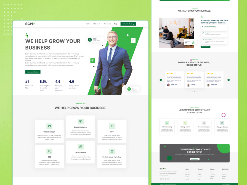 A modern UI/UX Website Design that takes your business to the next ...