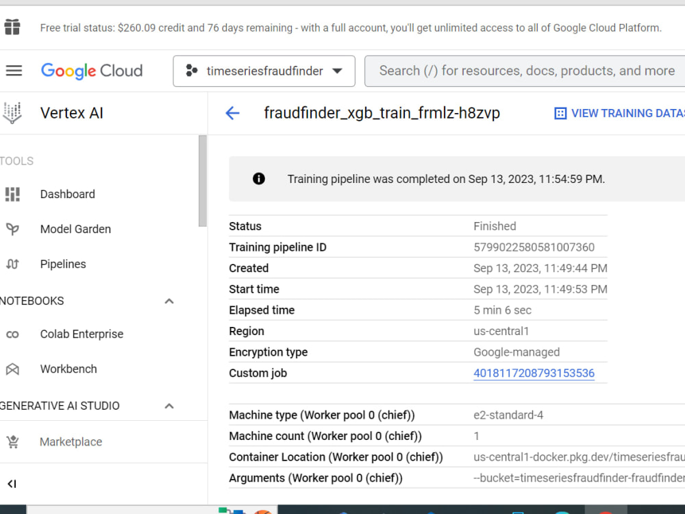 Time Series Forecasting Anomaly Detection System Model Upwork