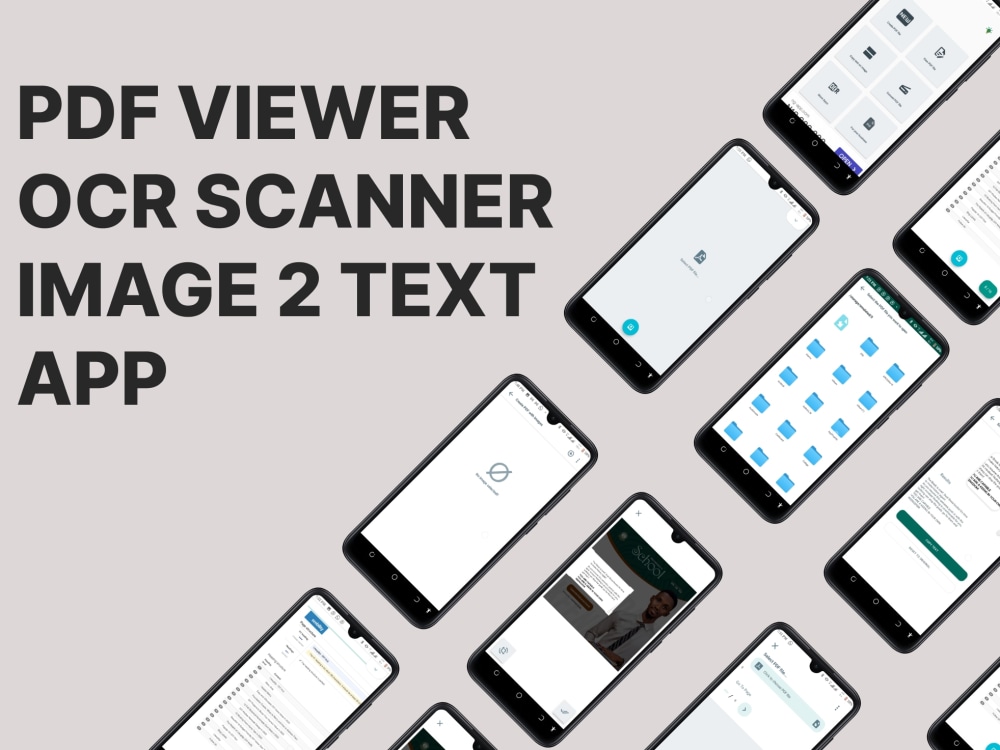 Create pdf viewer ocr scanner image to text android app | Upwork