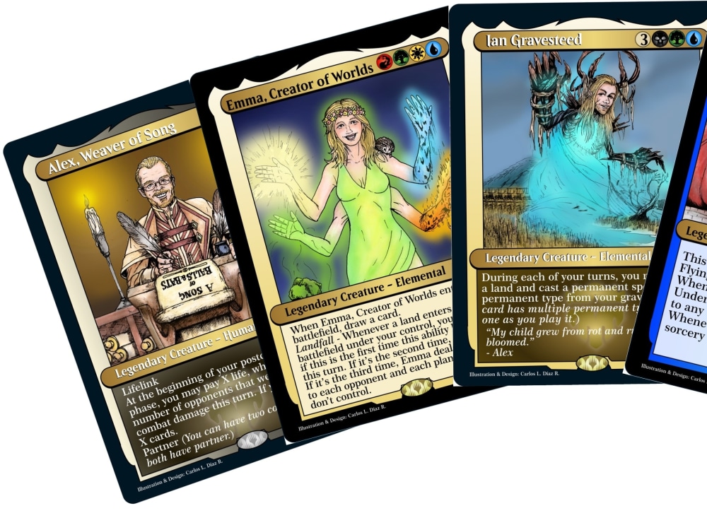 Fantastic Custom Cards with Magic the Gathering style | Upwork