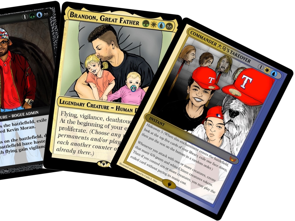 Fantastic Custom Cards with Magic the Gathering style | Upwork