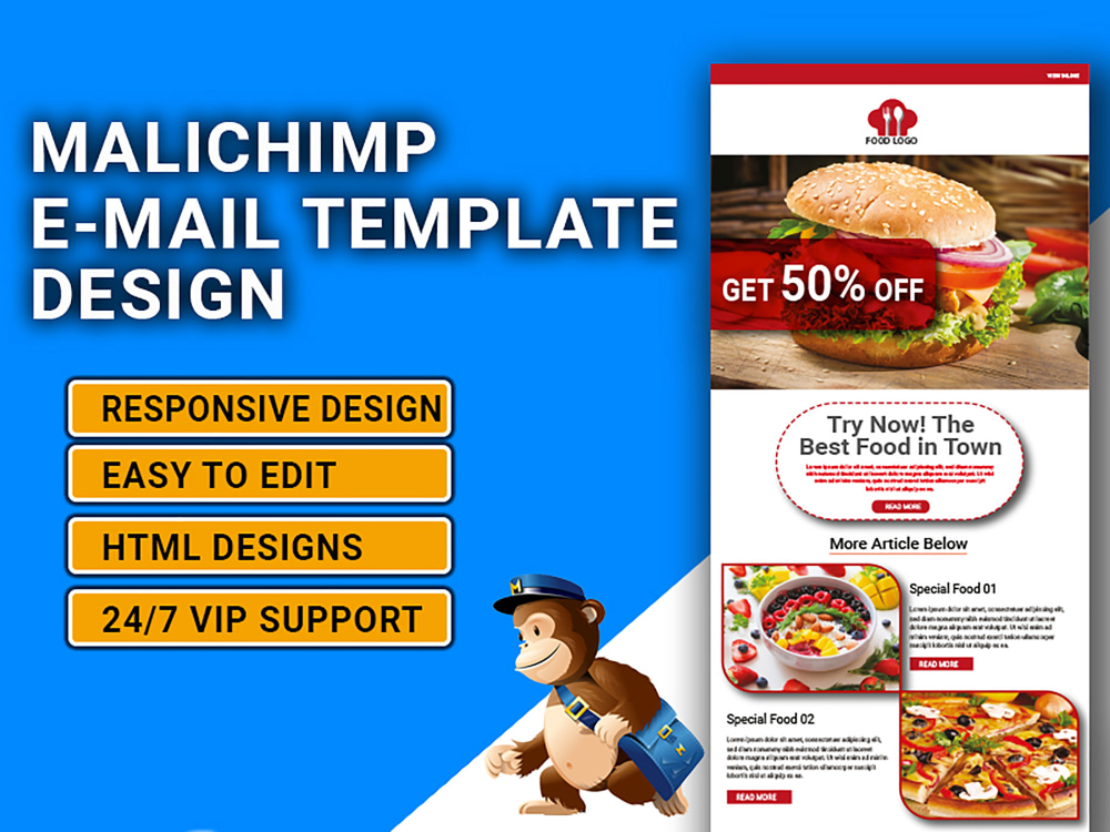Design a responsive email template | Upwork