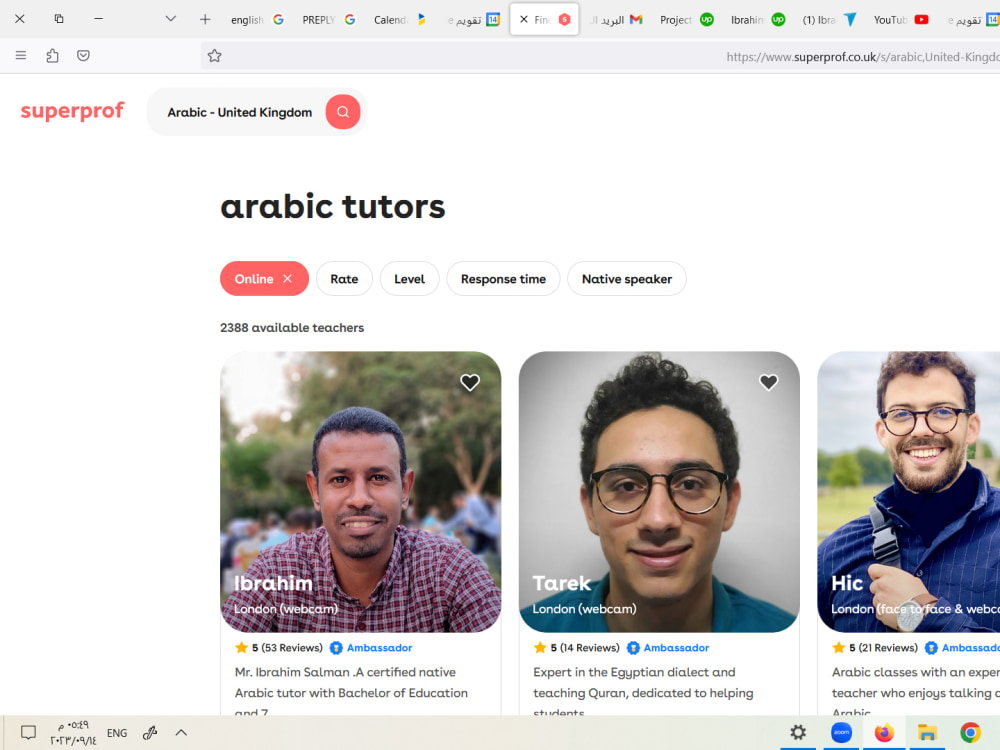 Online Arabic tutoring and courses | Upwork