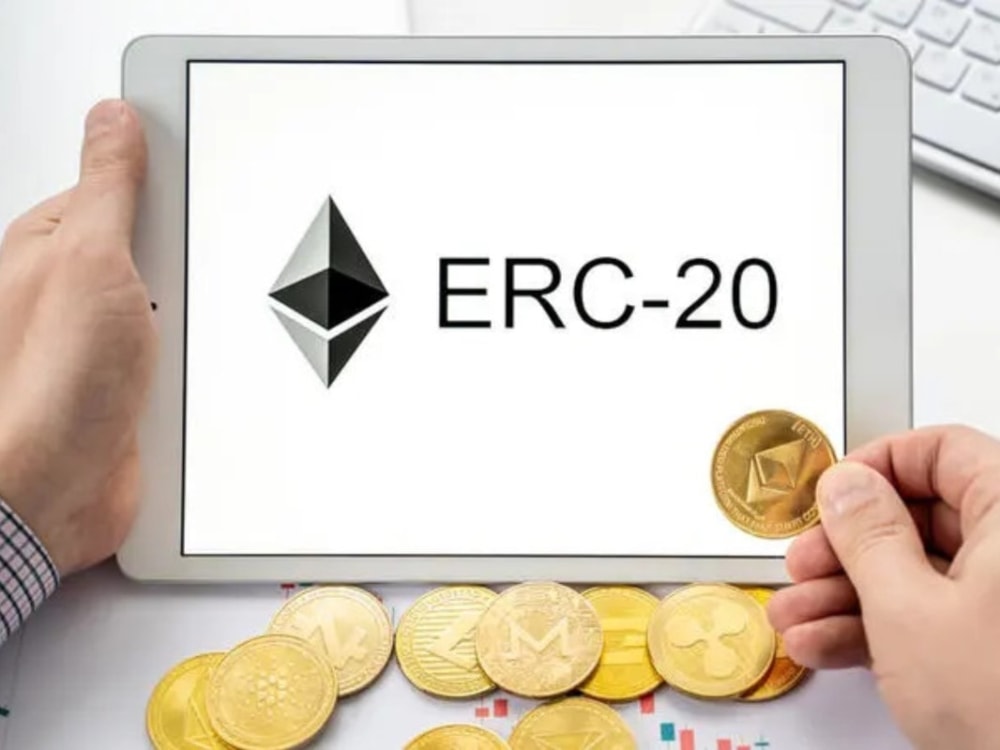 An ERC20 token, a landing page and a token logo | Upwork
