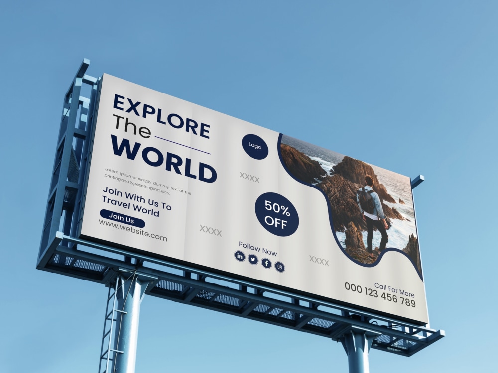 Design billboard signage, backdrop and street signs | Upwork