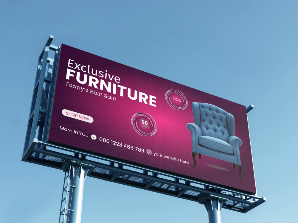 Design billboard signage, backdrop and street signs | Upwork