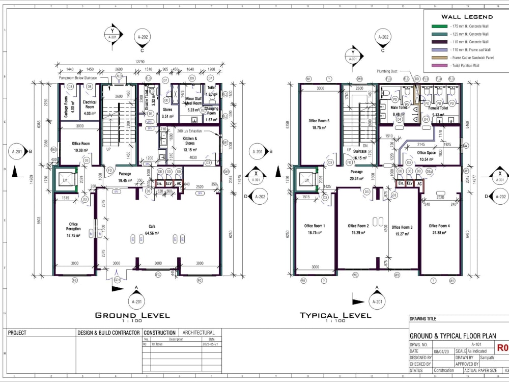 Revit Architectural Drawing Compleat set | Upwork