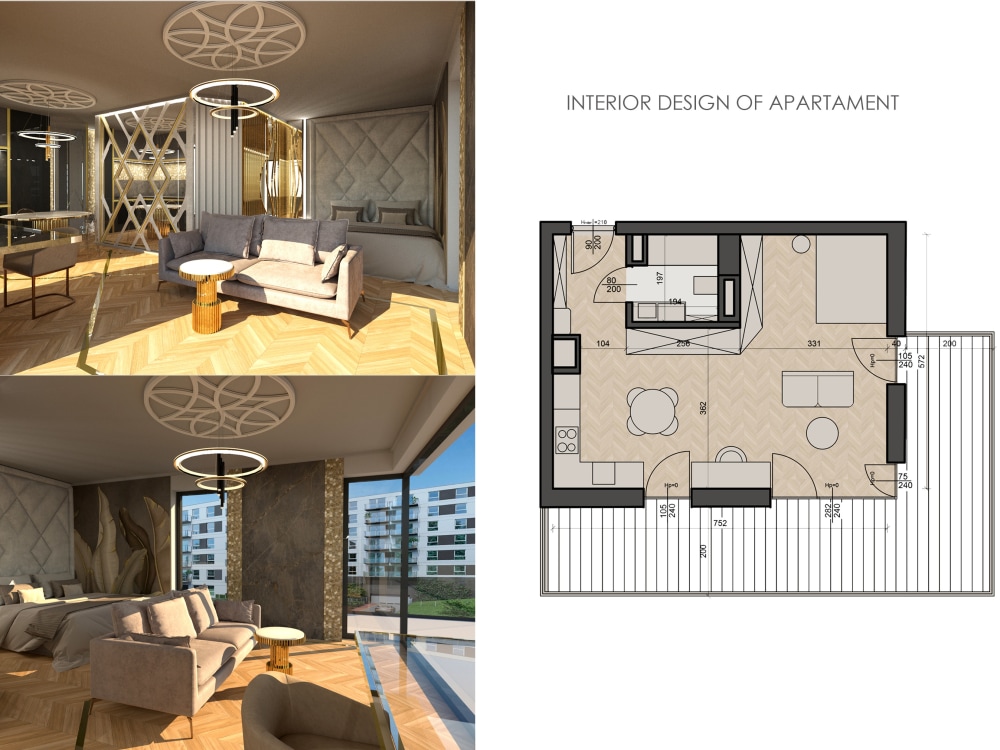 Exterior and Interior design, AutoCAD 2D Drawings, high-quality ...
