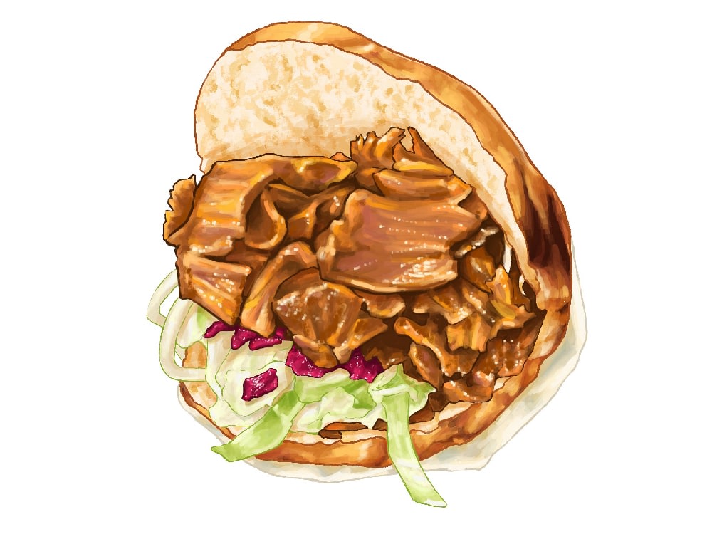 A realistic food illustration for cookbooks, menus, packaging, and more ...